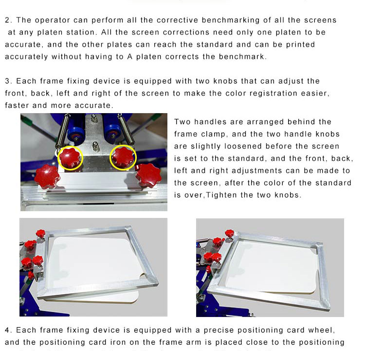 MK-E882L floor type eight color eight station double wheel screen ...