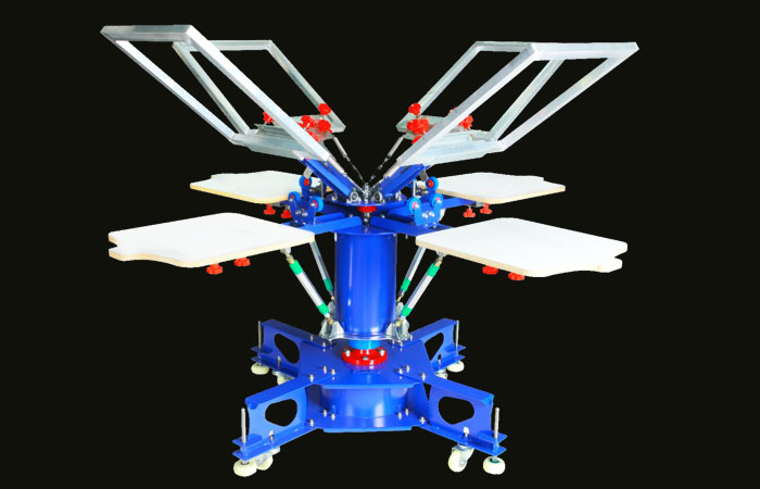 Automatic screen printing press machine and semi-automatic screen ...